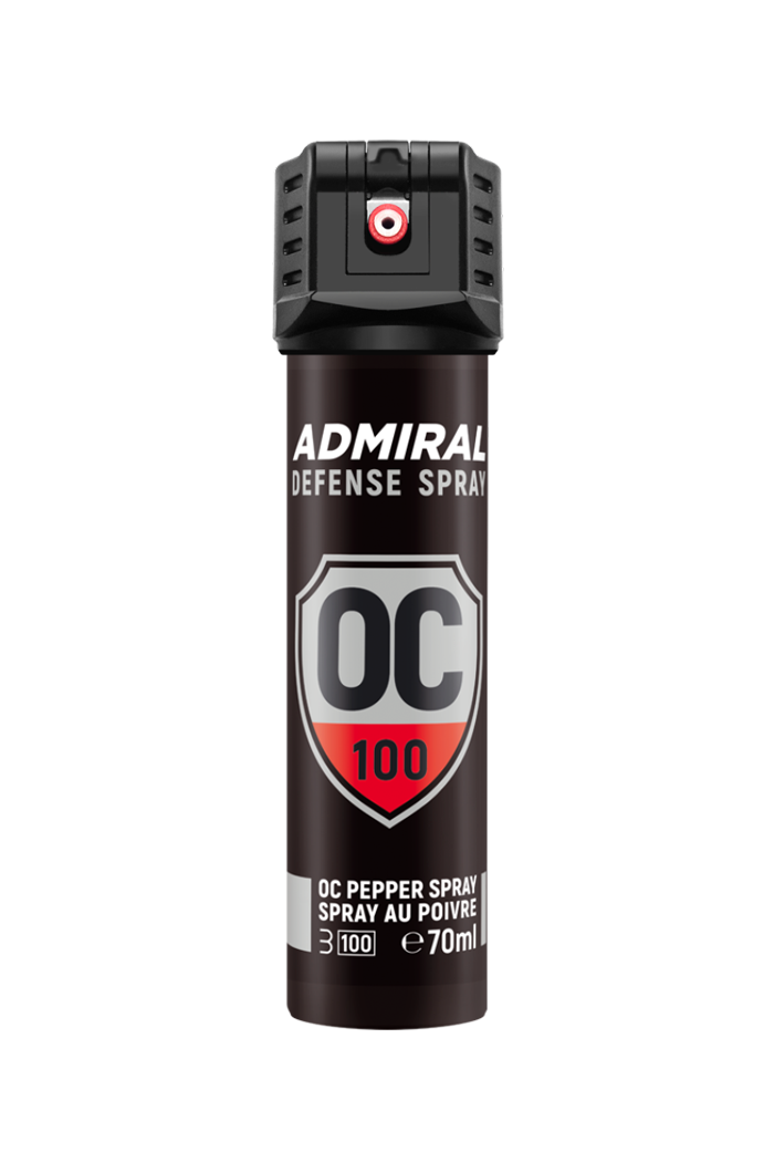 Spray au poivre ADMIRAL OC100 PRO - Forces de l'ordre – ADMIRAL DEFENSE